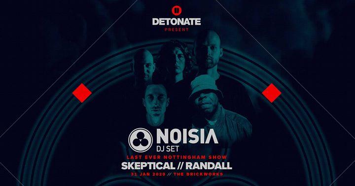 Detonate: Noisia – Last Ever Nottingham Show – Festival Flyer